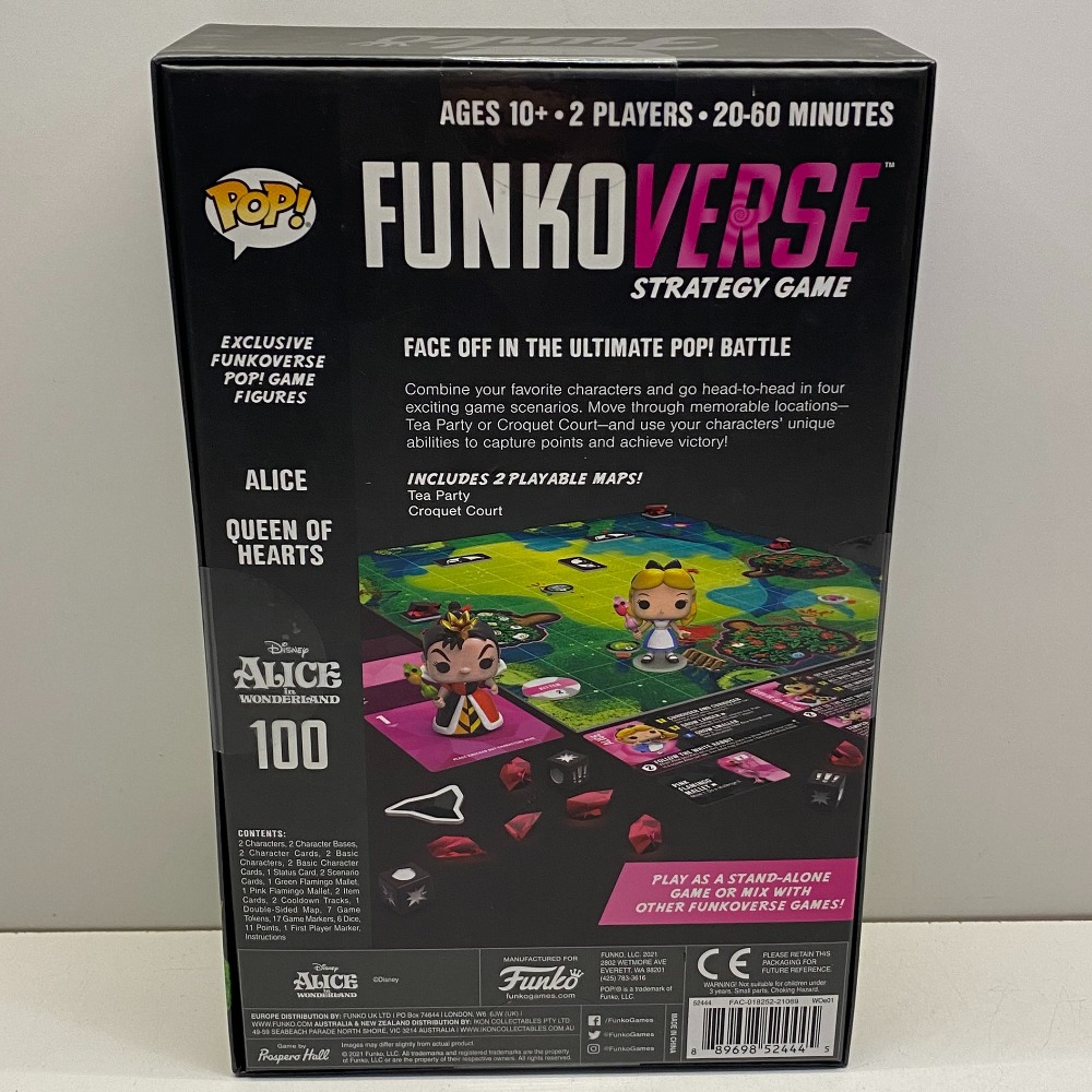 New Pop! Funkoverse Strategy Game Disney Alice In Wonderland Sealed ...